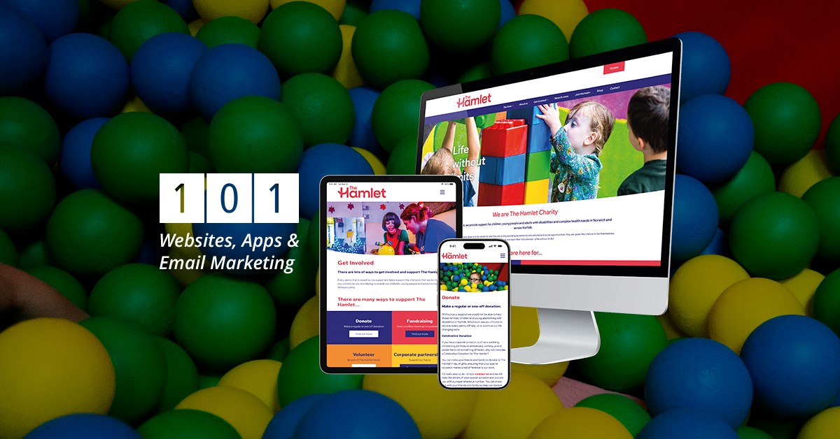 New Website For The Hamlet Charity As They Celebrate 50 Years | 101Ltd