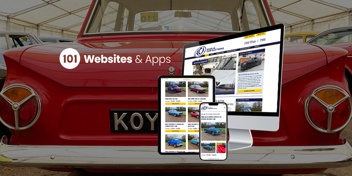 Case Study: Anglia Car Auctions | 101 Websites, Apps & Email Marketing Case Study: Anglia Car Auctions | 101 Websites, Apps & Email Marketing
